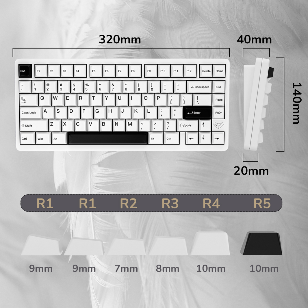 INKY 75 Wireless 75% Custom Mechanical Keyboard – Mecha Malaysia