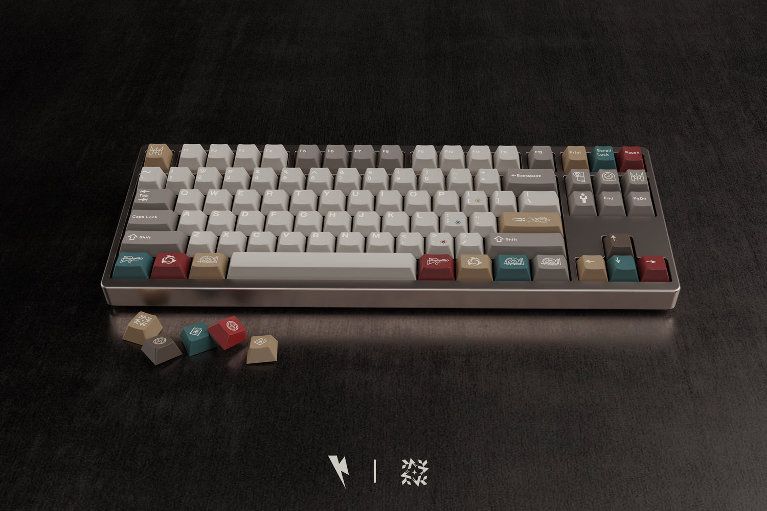 [In-Stock] Keykobo Machinist ABS Keycaps Doubleshot Cherry Profile – Mecha