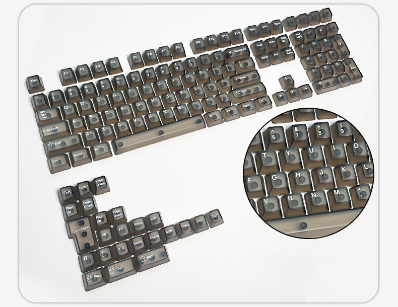 Transparent Shine Through OEM Profile PC Keycaps – Mecha Malaysia