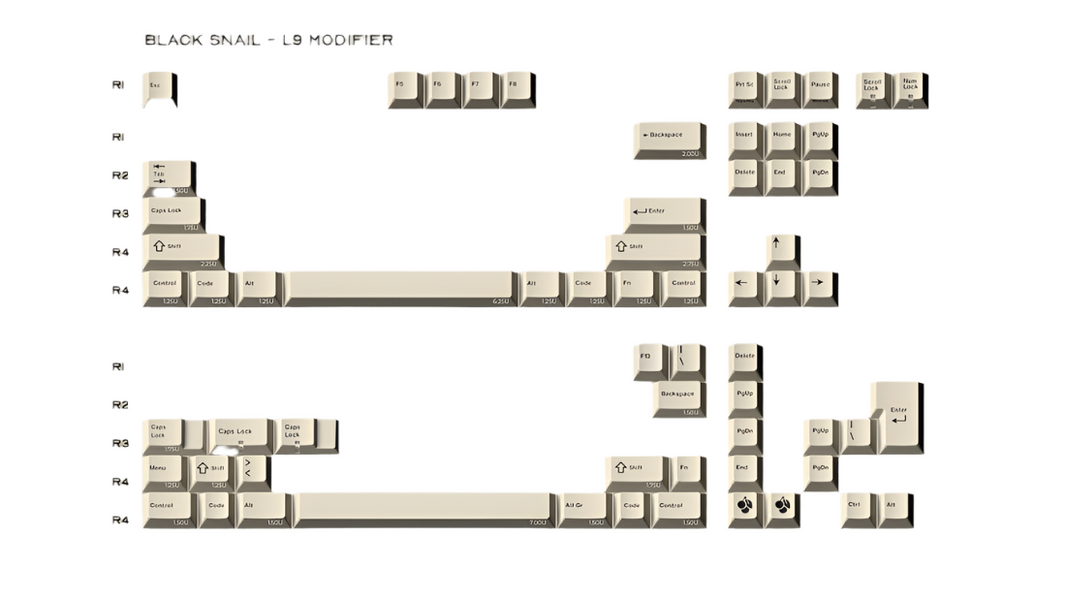 [In-Stock] GMK Black Snail – Mecha Malaysia