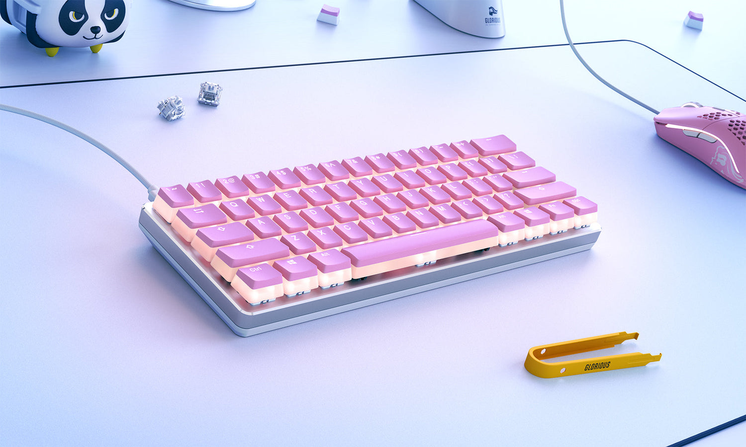 Glorious Aura PBT Pudding Keycaps V2 | Mecha Store – Mecha Malaysia