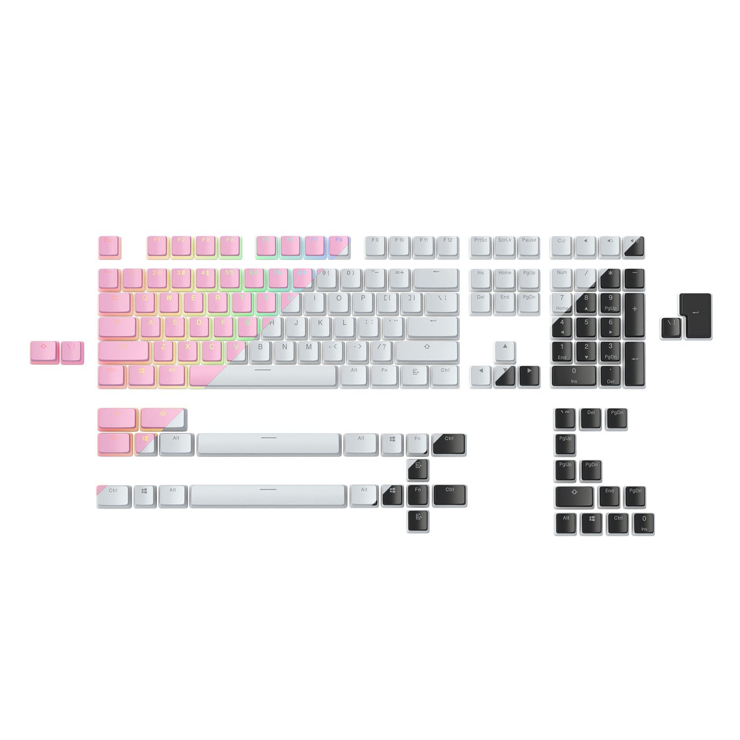 Glorious Aura PBT Pudding Keycaps V2 | Mecha Store – Mecha Malaysia